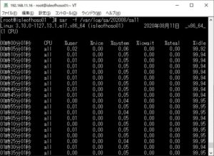 sarのリソース情報をグラフで表示(kSarの利用) | ほそぼそ話
