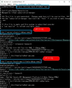 自動作成する「redhat.repo」ファイルの「enabled=」編集が元に戻る問題を解決 | ほそぼそ話