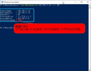 【Windows版ncat(nc)】Test-NetConnection(tnc)コマンドによるネットワーク疎通確認 | ほそぼそ話